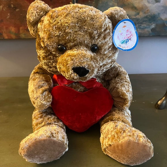 Nanco | Toys | Nanco Vintage Teddy Bear Stuffed Animal Plush Nwt Red ...